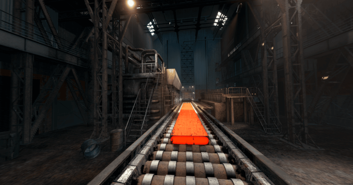 Virtual reality tour of a steel mill | Stereoscape